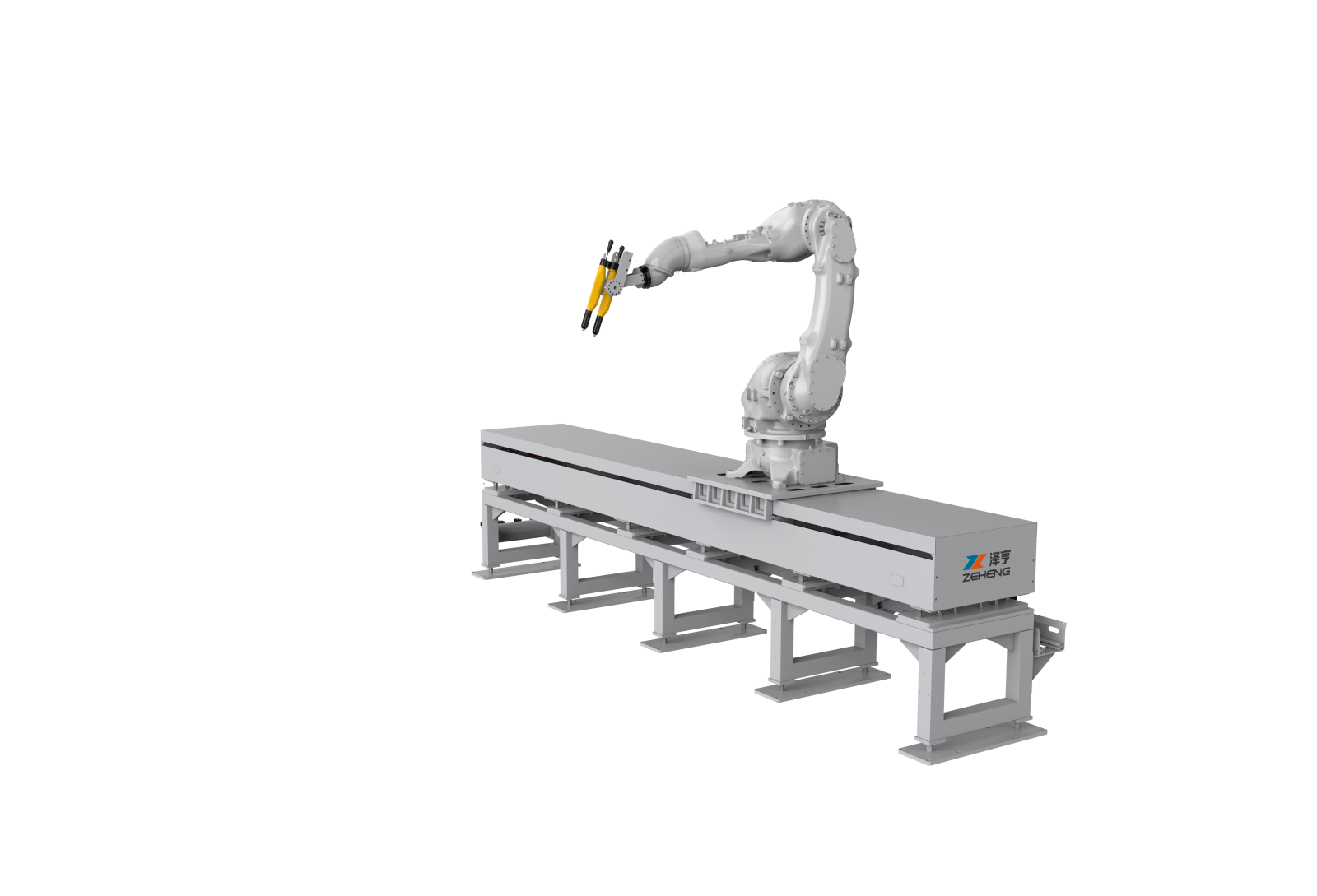 ZEHENG’S HORIZONTAL 7TH AXIS POWDER COATING RECIPROCATOR & ROBOT ...