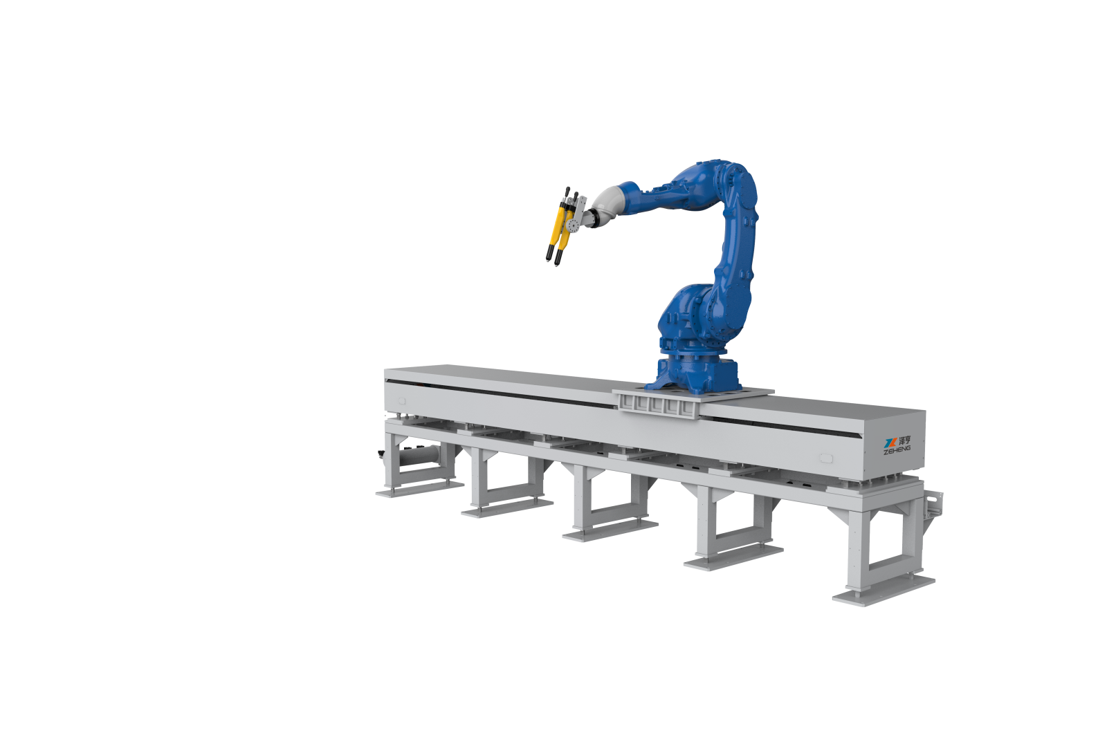 ZEHENG’S HORIZONTAL 7TH AXIS POWDER COATING RECIPROCATOR & ROBOT ...